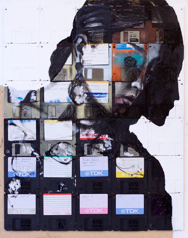 A Trip Down Memory Lane: Floppy Disk Art by Nick Gentry » TwistedSifter
