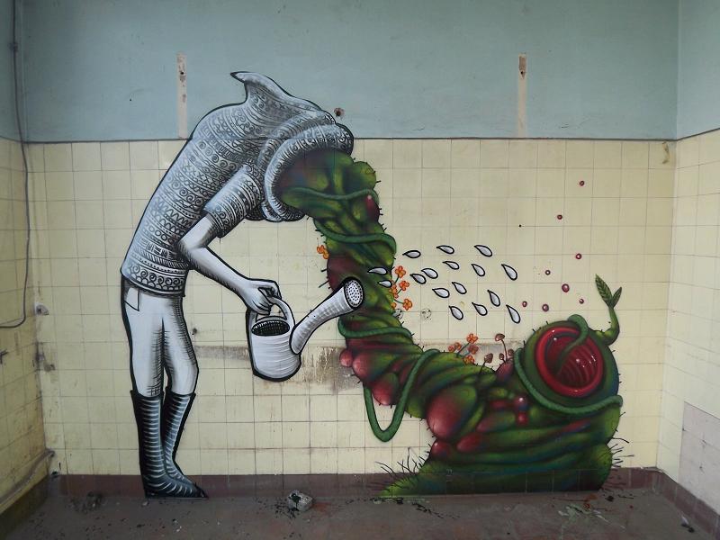 Incredible Street Art Illustrations by Phlegm » TwistedSifter