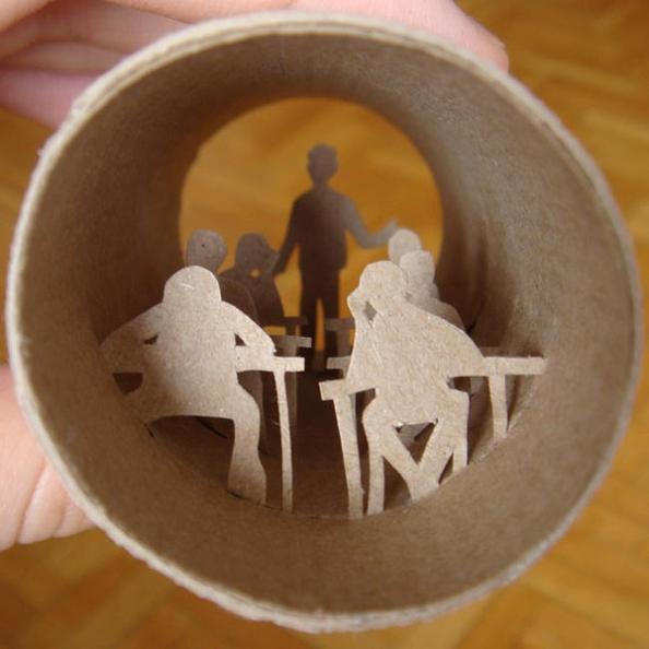 Beautiful Miniature Paper Art Scenes [30 pics] » TwistedSifter