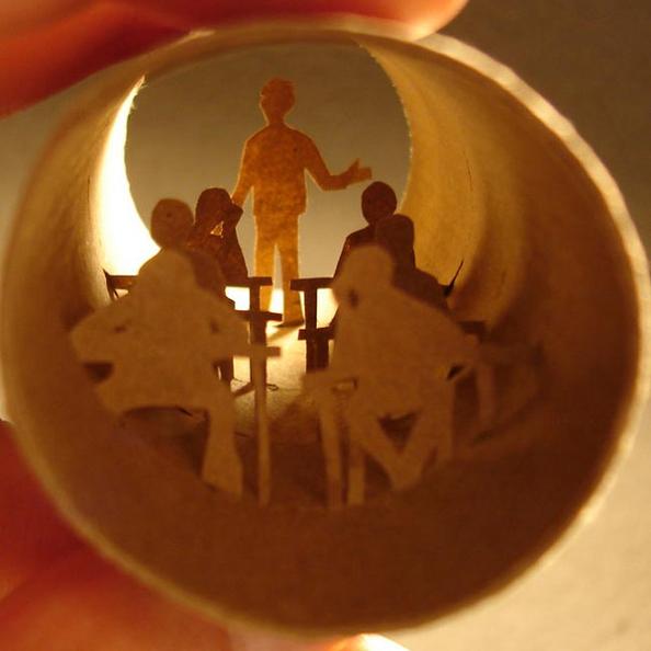 Beautiful Miniature Paper Art Scenes [30 pics] - TwistedSifter