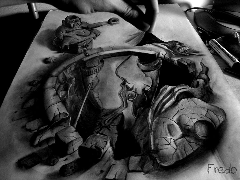 Unbelievable 3D Drawings by 17-year-old Fredo [25 pics] » TwistedSifter