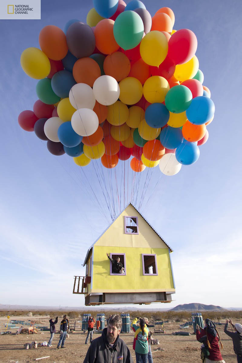 Picture of the Day: Balloon House from UP in Real Life! » TwistedSifter