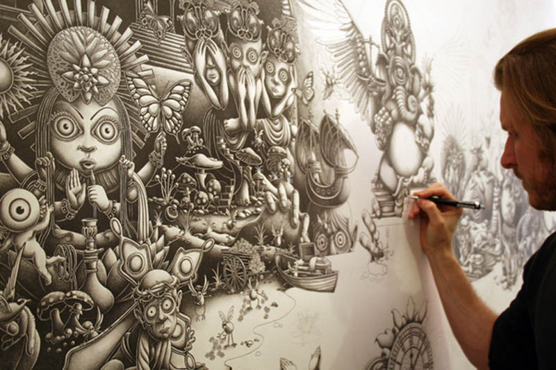 Astonishing 8 ft x 5 ft Drawing by Joe Fenton [15 pics] » TwistedSifter