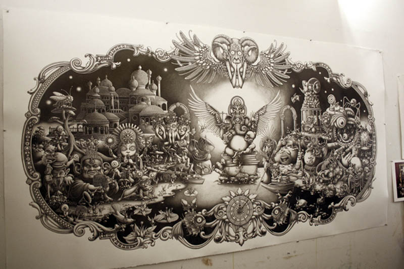 Astonishing 8 ft x 5 ft Drawing by Joe Fenton [15 pics] » TwistedSifter