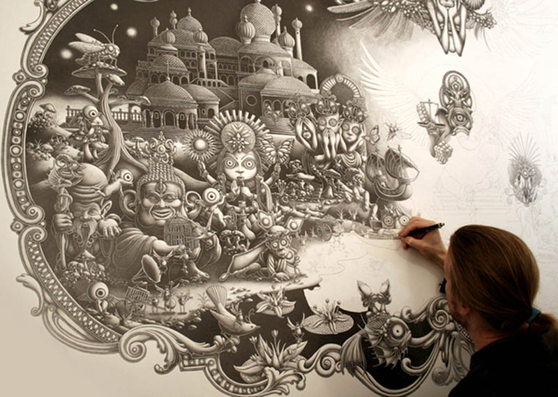 Astonishing 8 ft x 5 ft Drawing by Joe Fenton [15 pics] » TwistedSifter