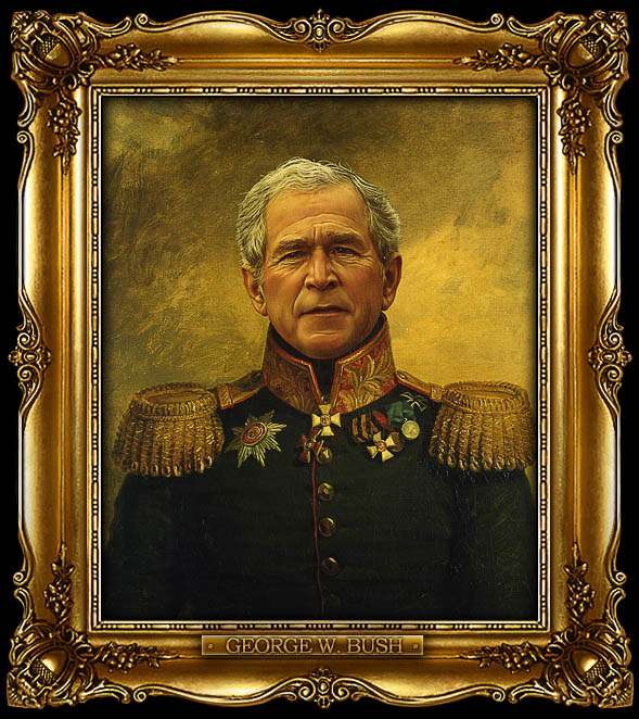15 Celebrity Portraits Painted Like Russian Generals - TwistedSifter