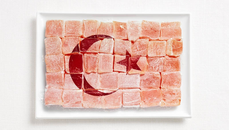 18 National Flags Made From Food - TwistedSifter