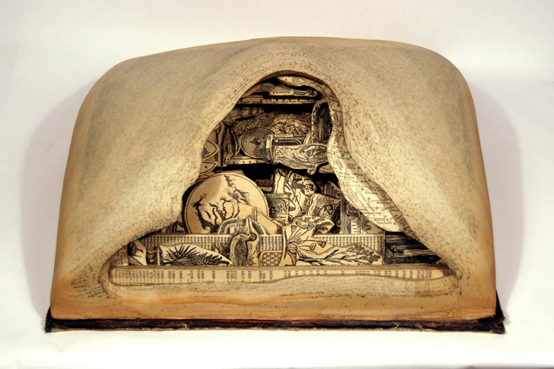 Intricate Book Art Carvings by Brian Dettmer » TwistedSifter