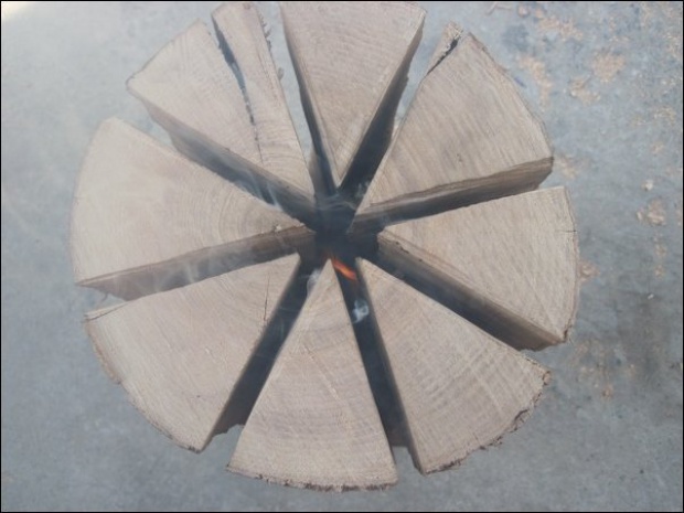 How To Make a Stove from a Single Log » TwistedSifter