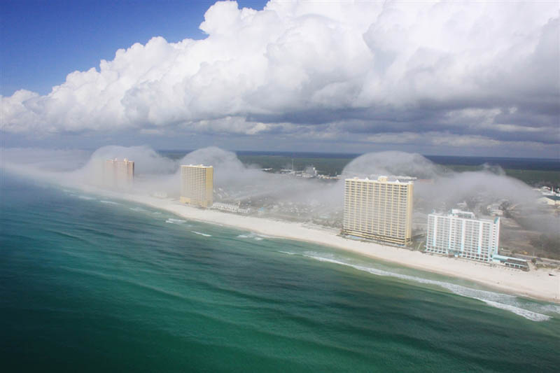 Dramatic Fog Rolls Over High-Rise Condos on the Florida Coastline ...