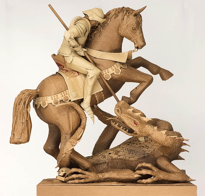 30 Amazing Sculptures Made out of Cardboard » TwistedSifter