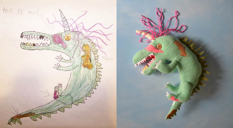 Creative Mom Turns Kids Drawings into Plush Toys - TwistedSifter