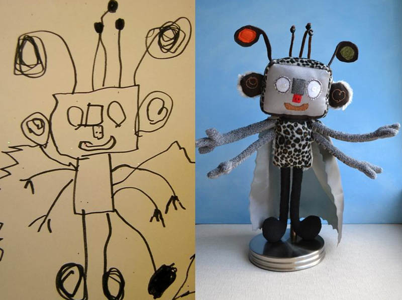 Creative Mom Turns Kids Drawings into Plush Toys » TwistedSifter