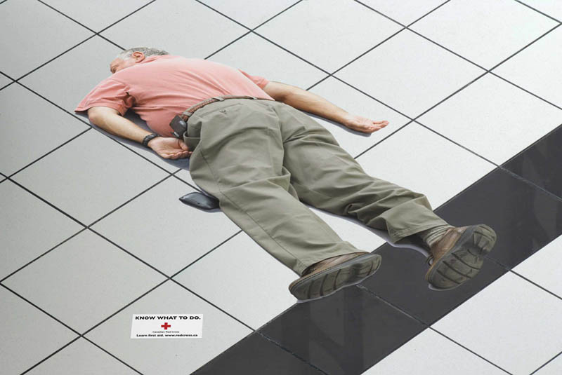 25 Really Creative Floor Sticker Ads » TwistedSifter