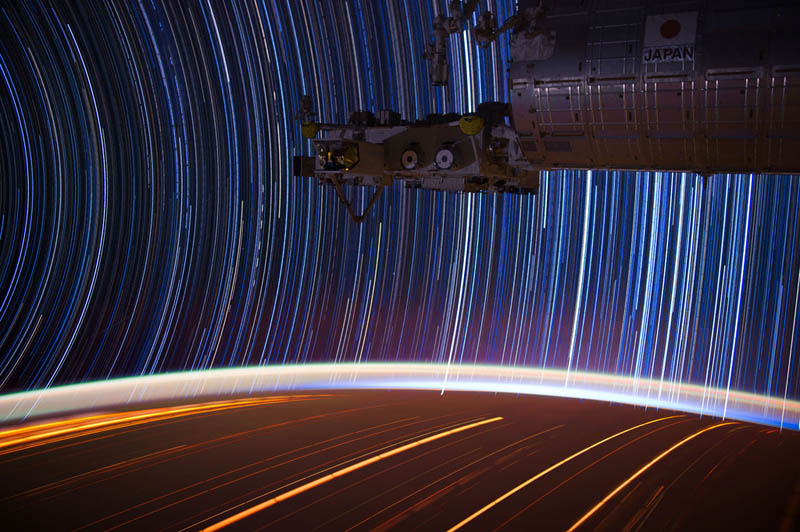 21 Star Trails Captured from Space » TwistedSifter