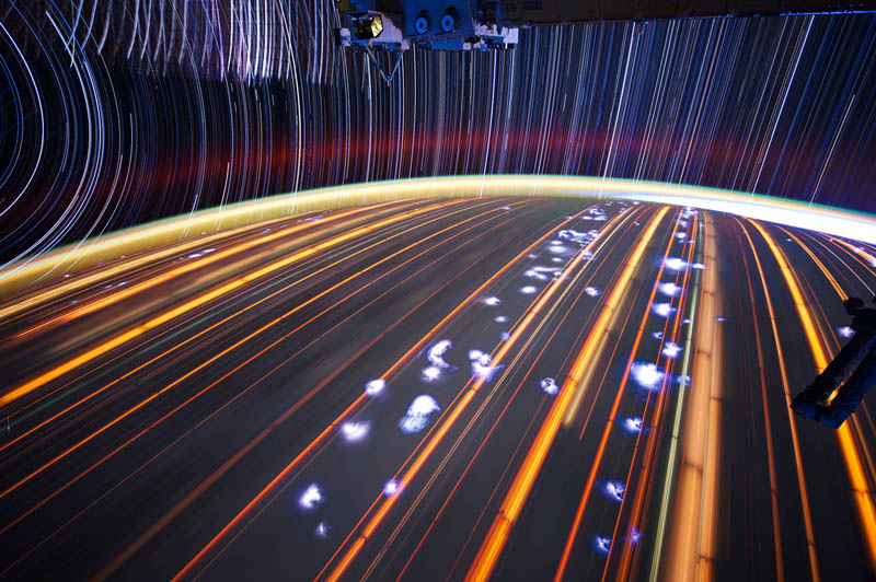21 Star Trails Captured from Space » TwistedSifter