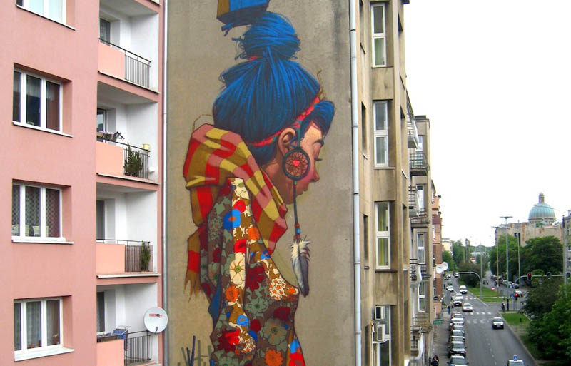 Picture of the Day: Street Artist Sainer Goes Big in Poland » TwistedSifter