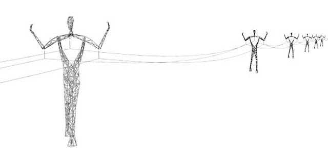 Turning Transmission Towers into Giant People » TwistedSifter