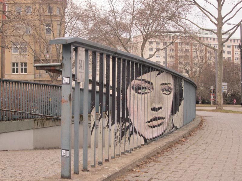 Amazing Street Art on Railings by Zebrating - TwistedSifter