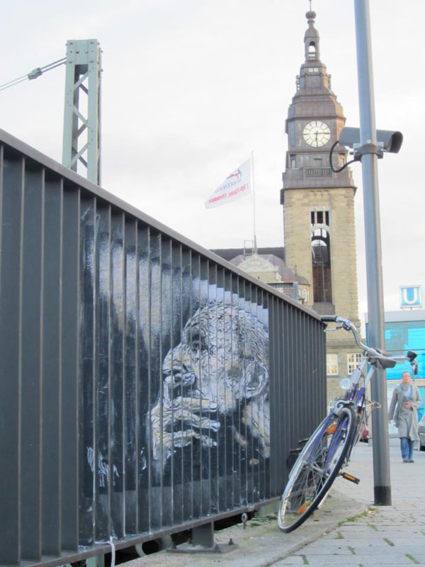 Amazing Street Art on Railings by Zebrating - TwistedSifter