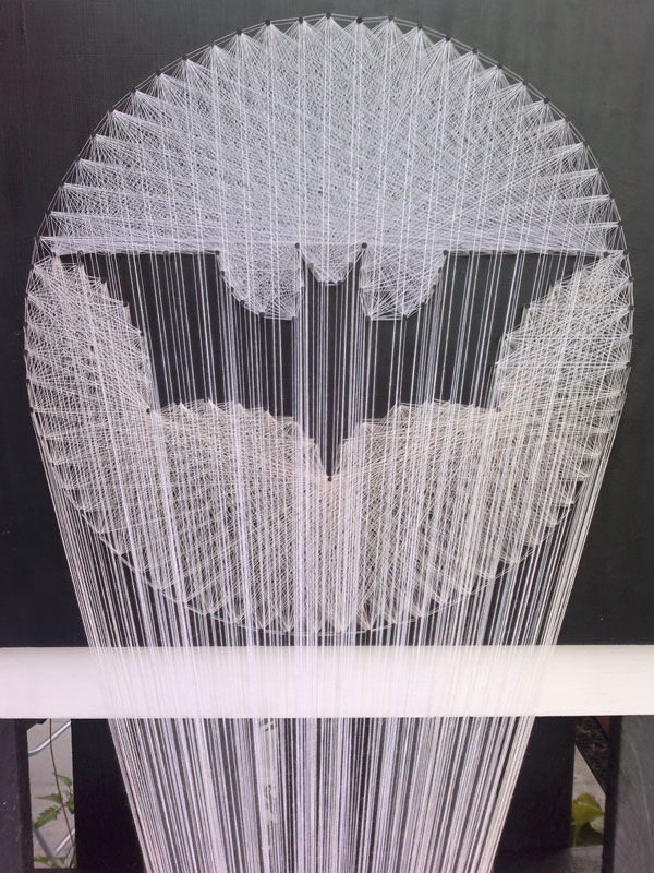 Awesome Batman Symbol Made from Thread » TwistedSifter
