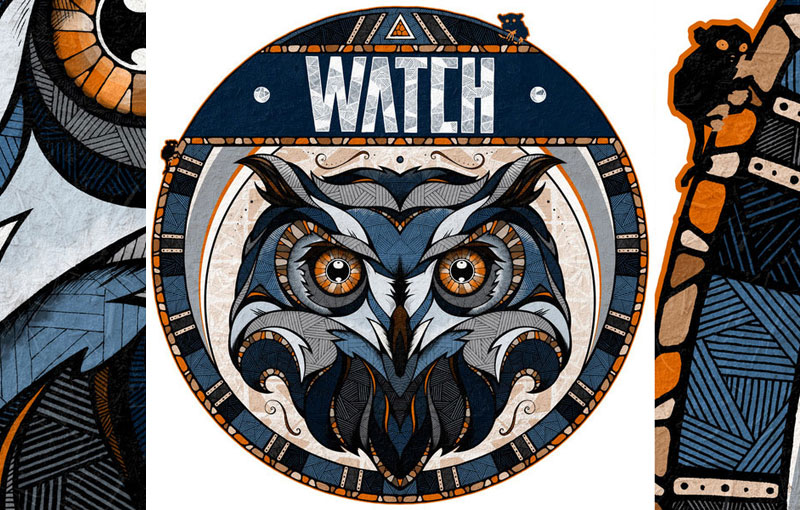 Stunning Animal Crest Illustrations by Andreas Preis » TwistedSifter