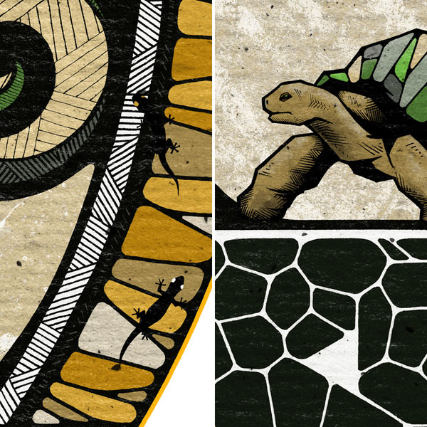 Stunning Animal Crest Illustrations by Andreas Preis » TwistedSifter