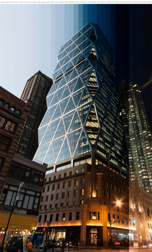 Vertically-Sliced Timelapse Photos of Buildings at Sunset » TwistedSifter
