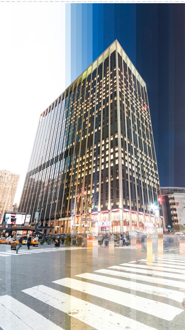 Vertically-Sliced Timelapse Photos of Buildings at Sunset » TwistedSifter