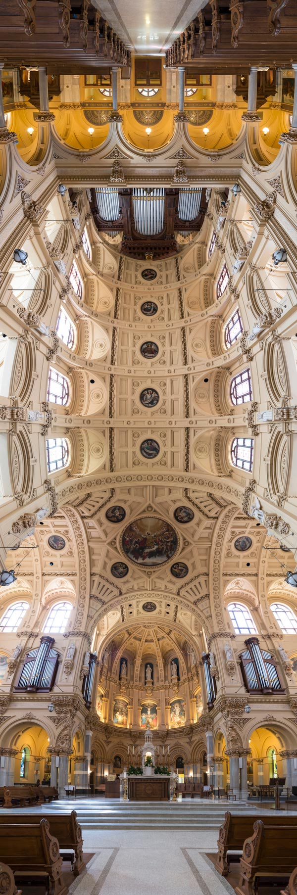 Amazing Vertical Panoramas of Church Ceilings - TwistedSifter