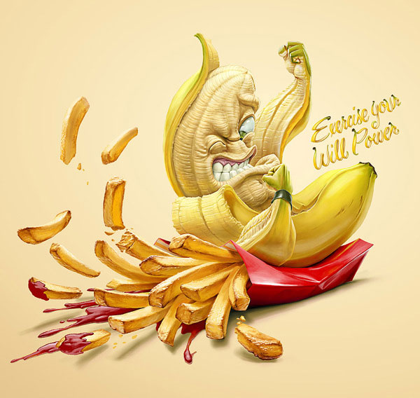 Illustrating the Daily Battles of 'Will Power' - TwistedSifter