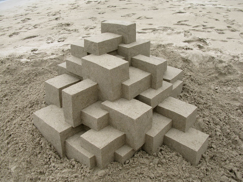 Geometric Sand Sculptures by Calvin Seibert » TwistedSifter