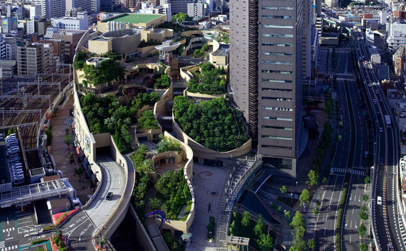 The 8 Level Rooftop Park in Osaka, Japan » TwistedSifter