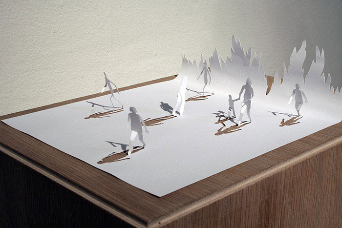 20 Sculptures Cut from a Single Piece of Paper - TwistedSifter