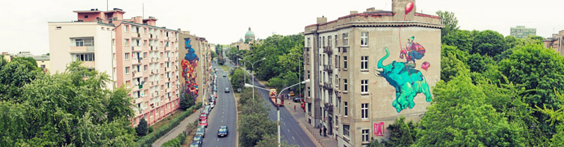 Colossal Street Art by Sainer and Bezt » TwistedSifter