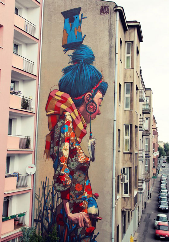 Colossal Street Art by Sainer and Bezt » TwistedSifter