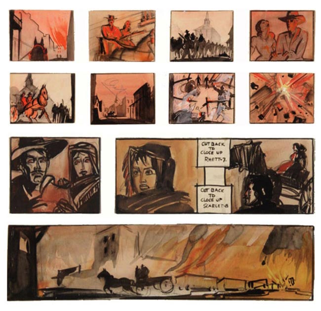Storyboards from Ten Popular Films - TwistedSifter