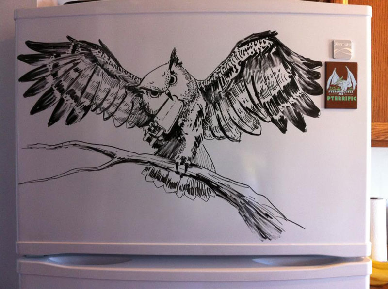 Weekly Fridge Drawings by Charlie Layton » TwistedSifter