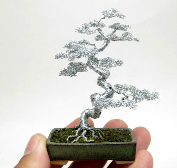 Miniature Bonsai Tree Wire Sculptures by Ken To » TwistedSifter