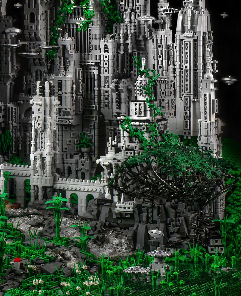 Master LEGO Builder Creates Epic 200,000 Piece Fantasy World ...
