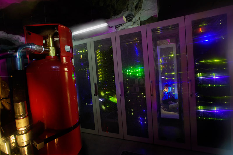 The Data Center Inside a Cold War Nuclear Bunker » TwistedSifter