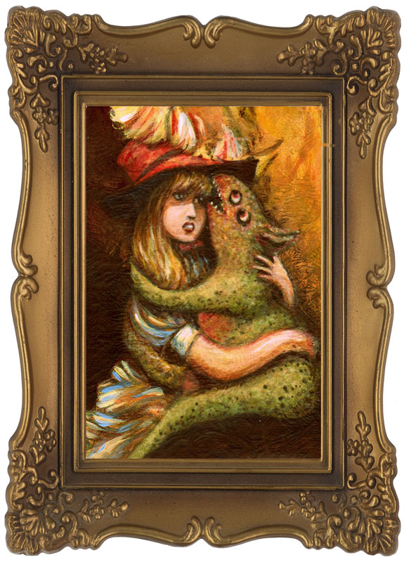 Adding Aliens to Thrift Shop Paintings » TwistedSifter