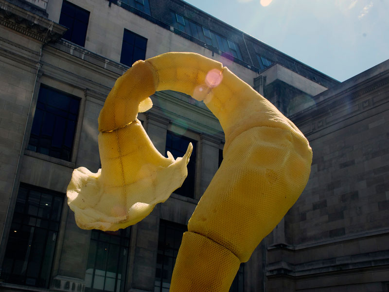 Nature's 3D Printers: Using Honeybees to Create Art - TwistedSifter