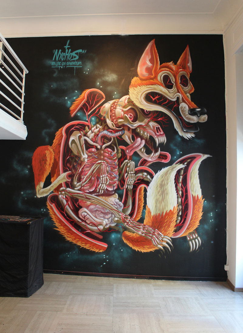 ‘Exploded View’ Street Art Murals by Nychos » TwistedSifter