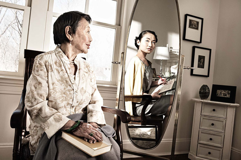 Portraits of People Seeing Their Younger Self in a Mirror » TwistedSifter