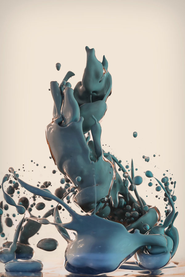High-Speed Photographs of Paint Splashing into Water » TwistedSifter