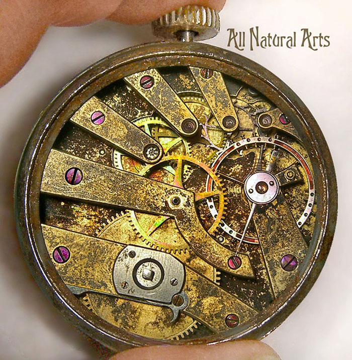 15 Sculptures Made from Old Watch Parts » TwistedSifter