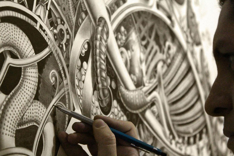 Samuel Gomez Draws a 90-Square-Foot Masterpiece » TwistedSifter