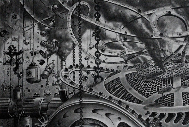 Samuel Gomez Draws a 90-Square-Foot Masterpiece » TwistedSifter