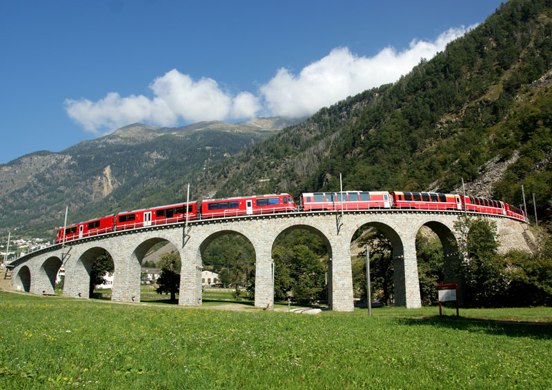 A World Heritage Site Railway Route through the Swiss Alps - TwistedSifter